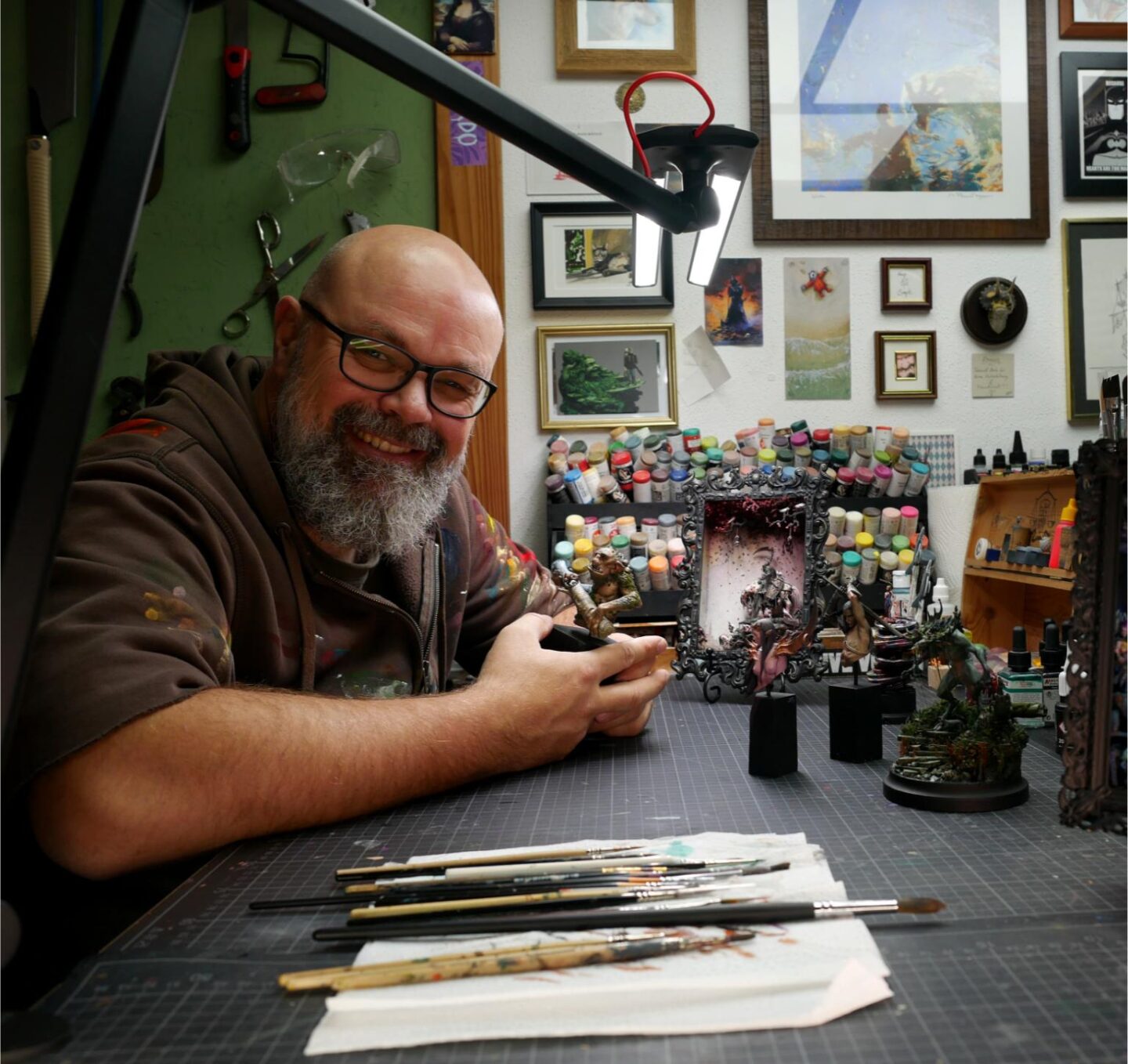 Best Lamp for Miniature Painting - Redgrasscreative