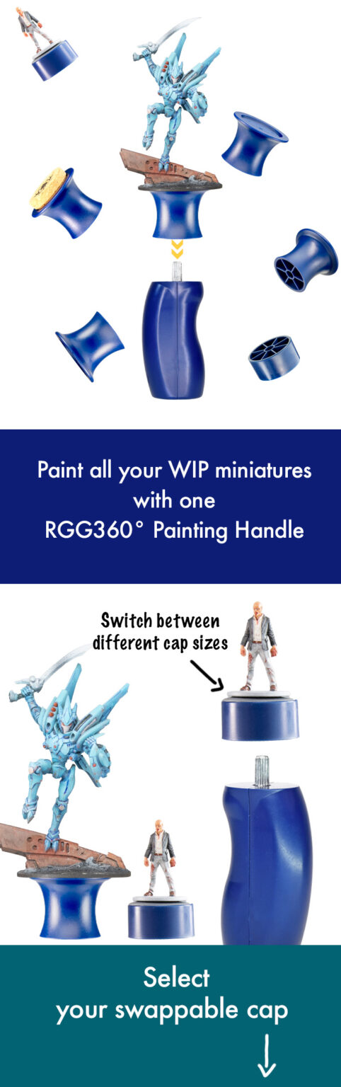 RGG 360° The best Painting Handle for Miniature Painting